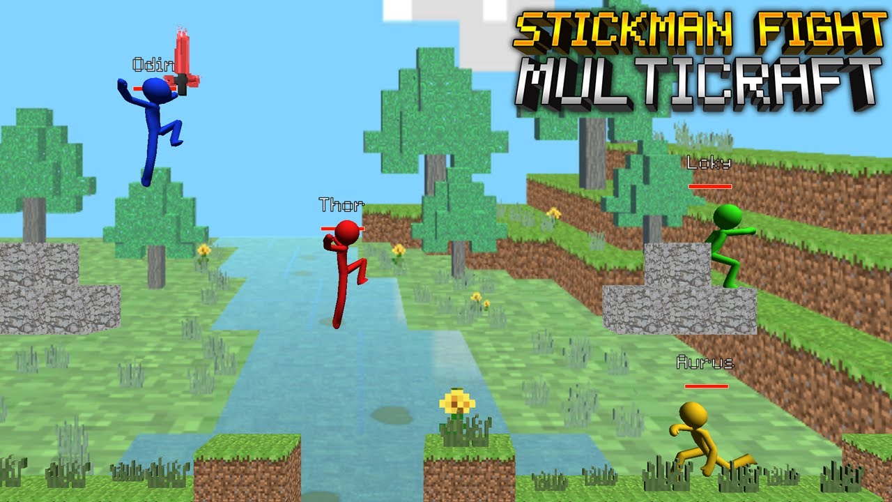 Stickman Fight Multicraft Gameplay | Android Role Playing Game - YouTube