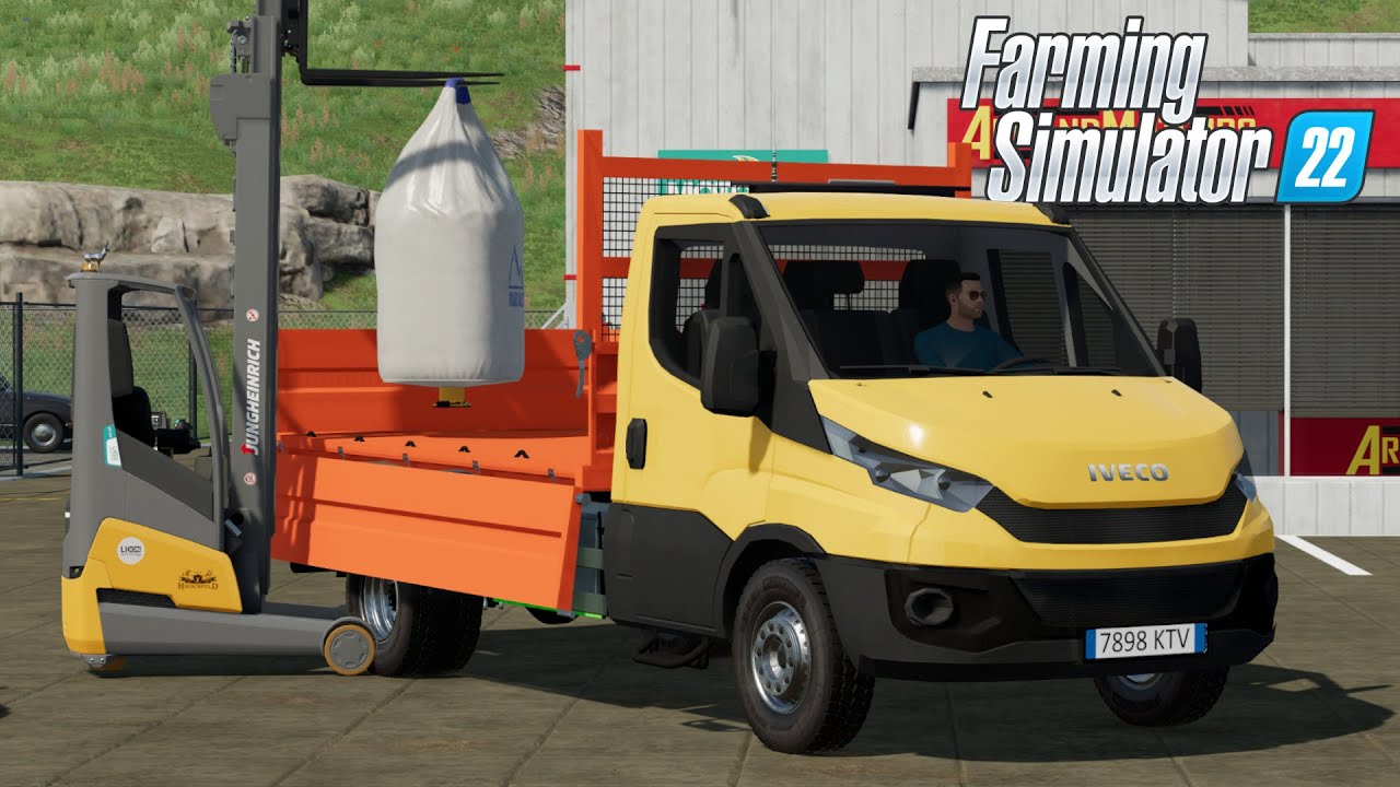 FS22 - Iveco Daily Dump Truck - Car New Mod for Farming Simulator 2022 ...