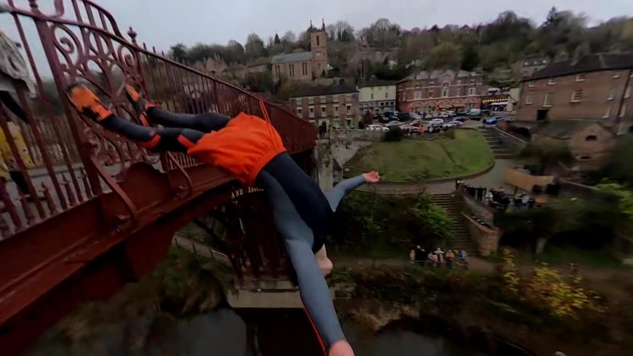 Jumping The Iconic Iron Bridge - YouTube