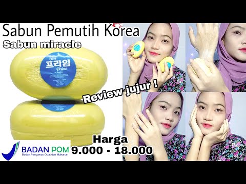 Review 1 Minggu Pake Sabun Pemutih Korea | Sudah BPOM Sabun Miracle Bagus Gak?