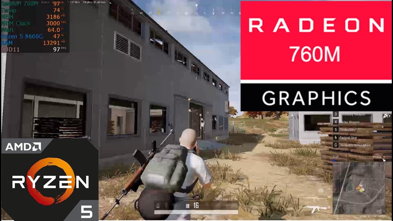 AMD Ryzen 5 8600G PUBG - YouTube