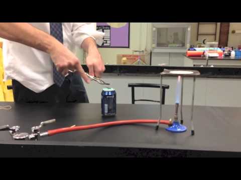 The collapsing can - YouTube