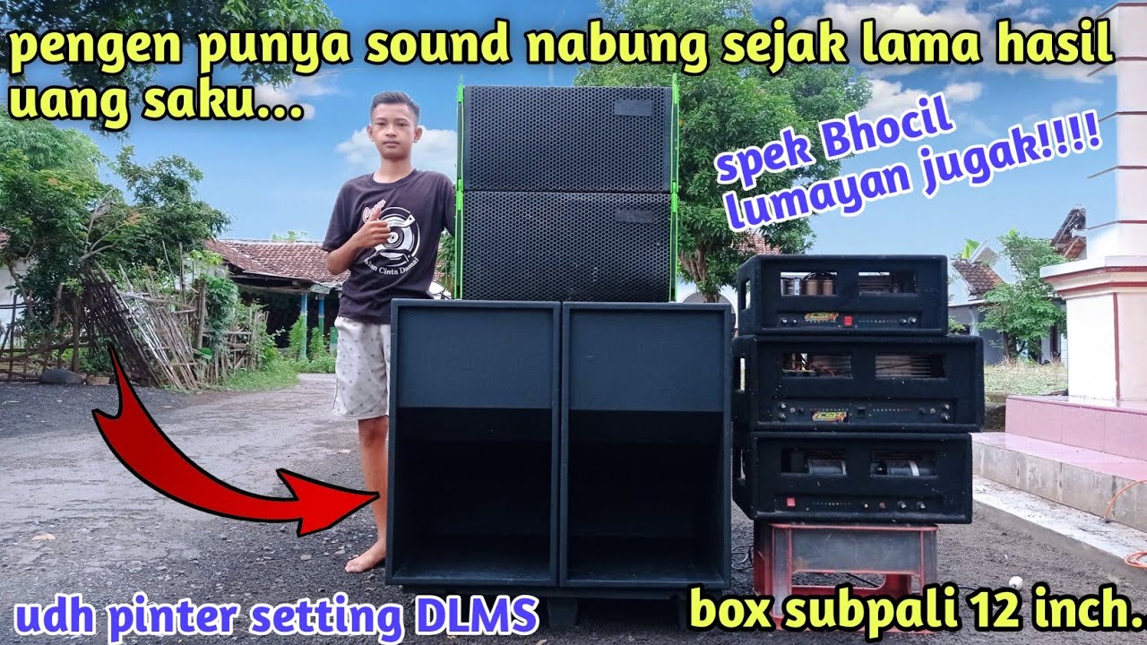 Bhocil nabung cuman pengen sound system udah pinter setting DLMS ||DANI PRO AUDIO‼️ - YouTube