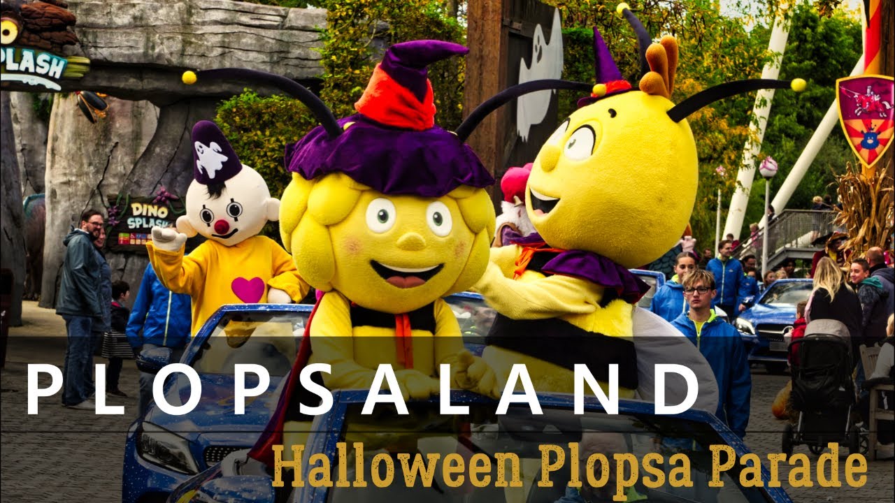 Halloween Plopsa Parade @ Plopsaland De Panne 2023(4K) - YouTube
