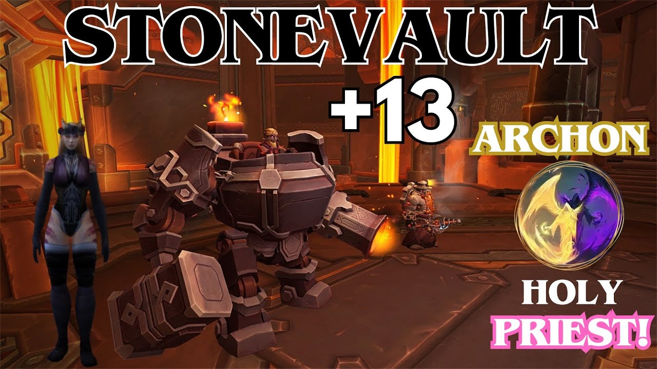 +13 Archon Holy Priest | Stonevault | TWW S1 | M+ POV - YouTube