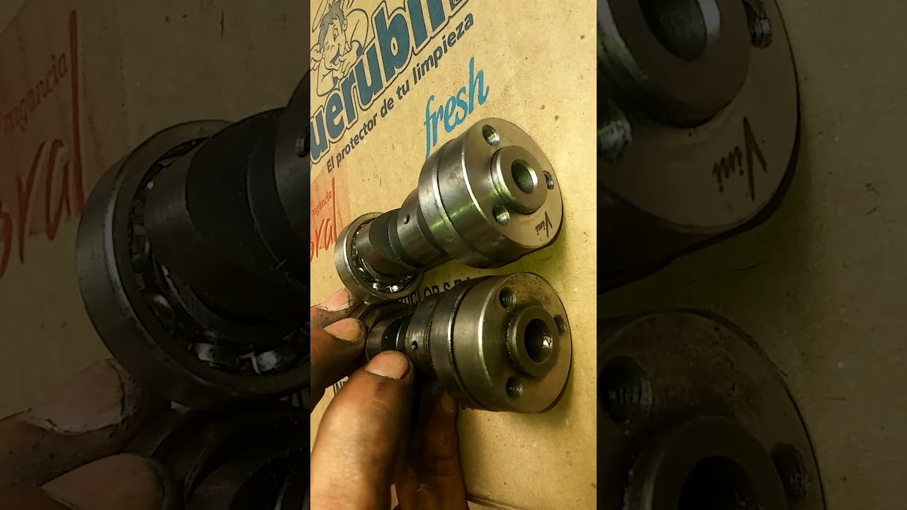 Comparando arbol de levas original vs vini hot parts. - YouTube