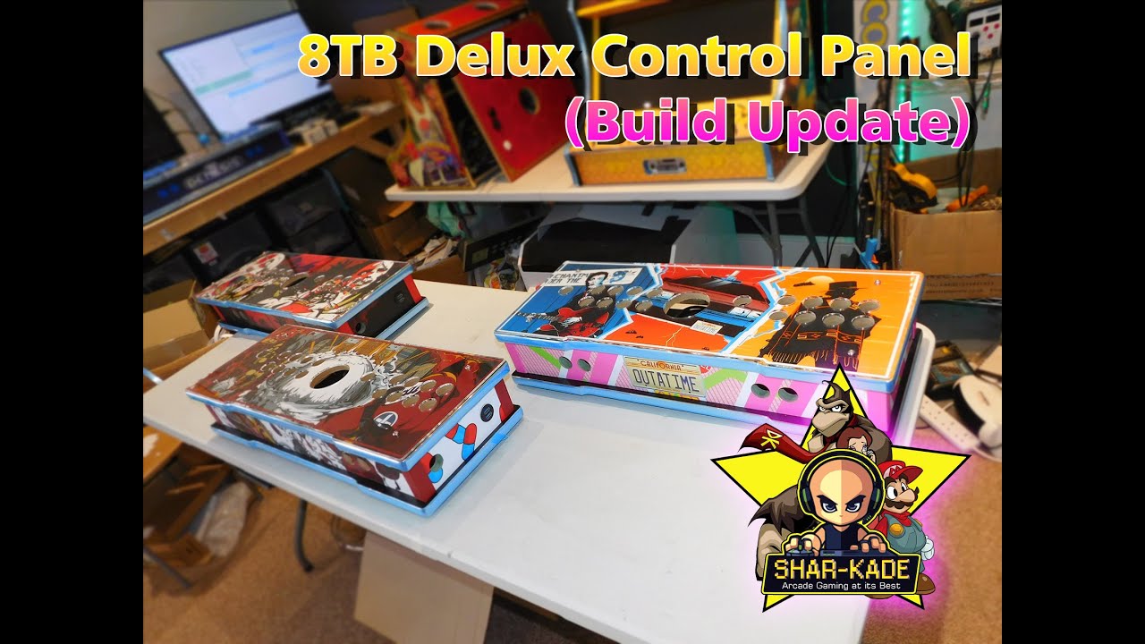 3x 8TB Hyperspin Delux Arcade Control Panels - Build Update - YouTube