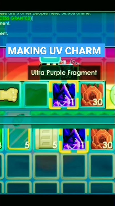 MAKING UV CHARM #growtopia @GrowtopiaOfficial - YouTube