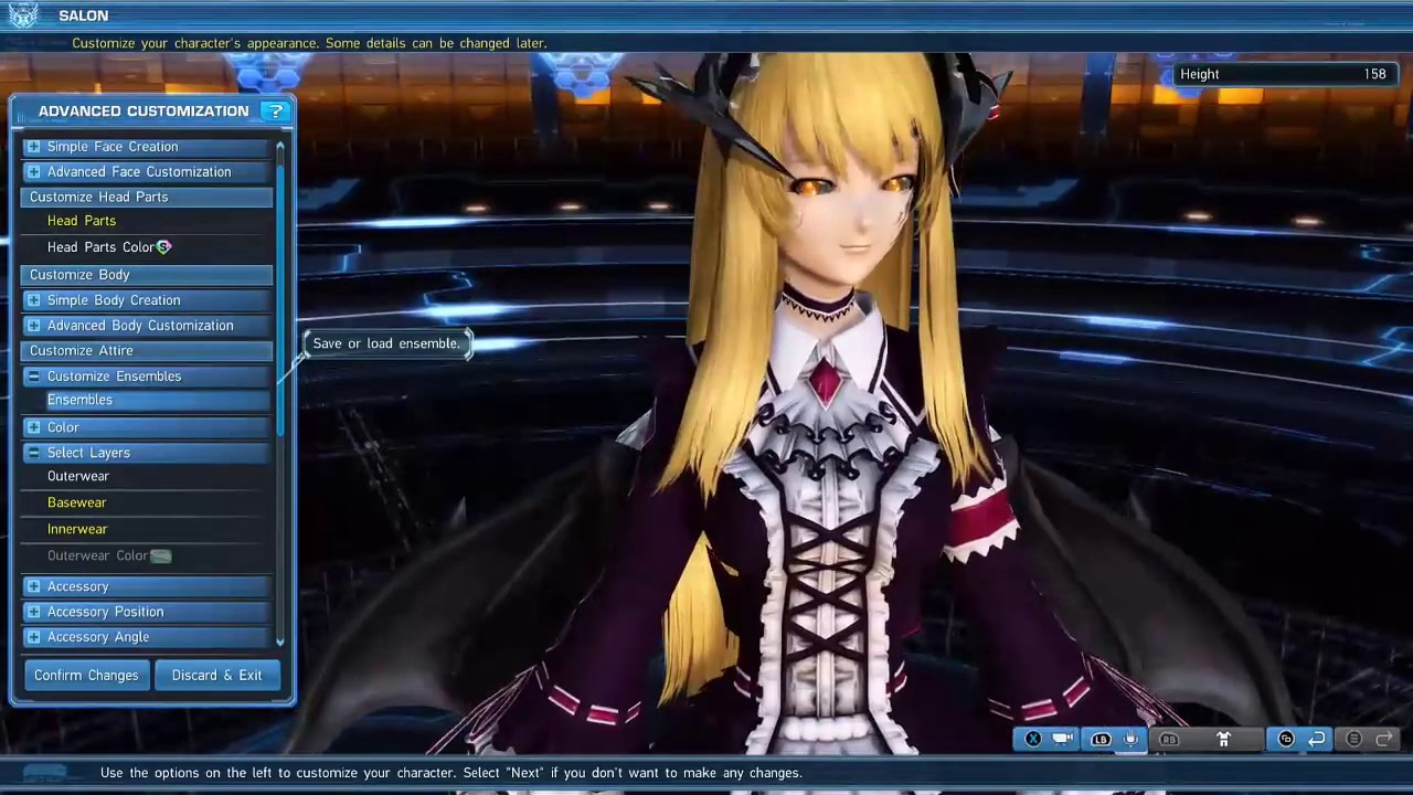 My pso2 outfits, version 1 - YouTube