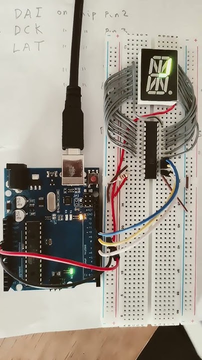 DM13A chip & Arduino & 16 segment LED #arduino #arduinoproject #coding ...