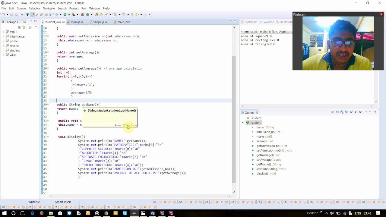 Java Exp No 3 Youtube