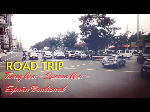 Road Trip: Timog Ave. - Quezon Ave. - España Blvd. | Philippines 🇵🇭 ...