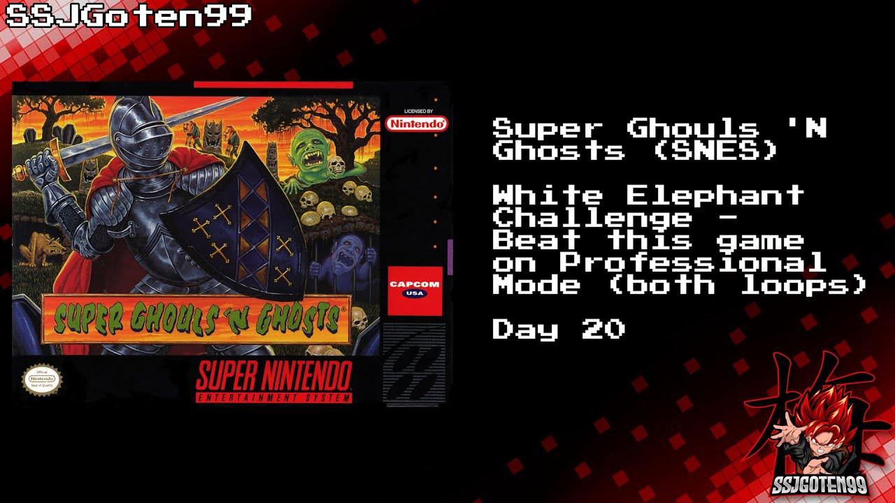 Retro - Super Ghouls N' Ghosts (SNES) - White Elephant Challenge from ...