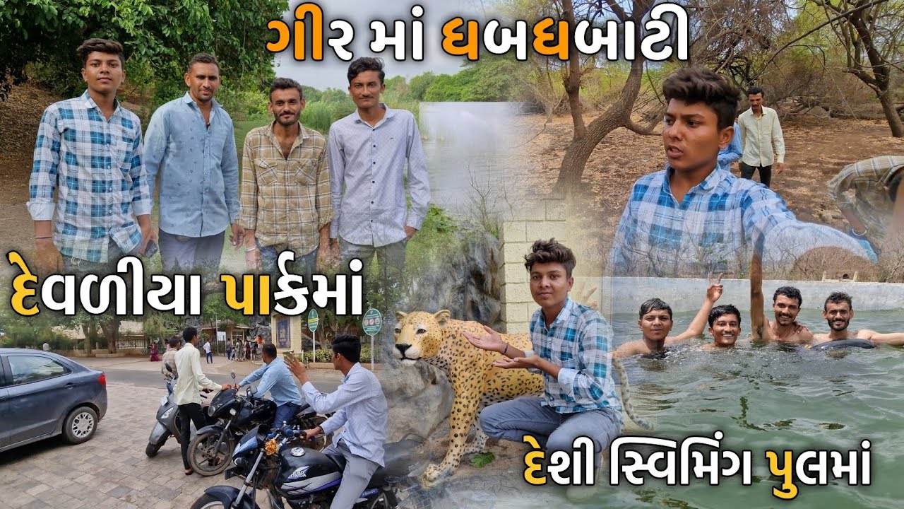 આજે તો સાસણ ગીર માં ધબધબાટી !!SASAN GIR SAFARI FULL DETAILS !!@jaydev_vlogs_73 - YouTube