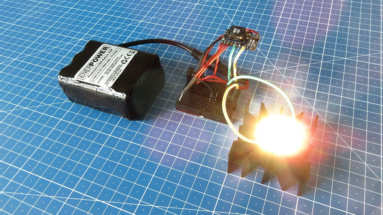 LED lighting tutorial - Cordless dimmable COB LED light for 12h @ 505lm ...