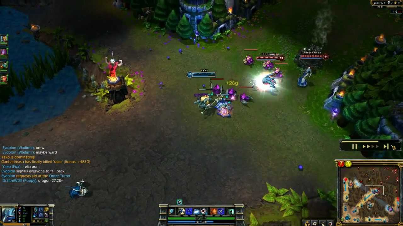 Fizz Guide - Using E to dodge Fizz's R AFTER the Fish Has Attached to ...