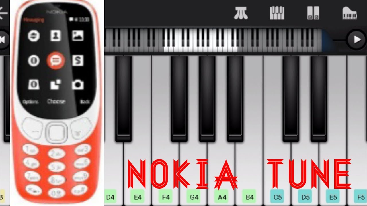 Nokia Tune | easy piano tutorial - YouTube