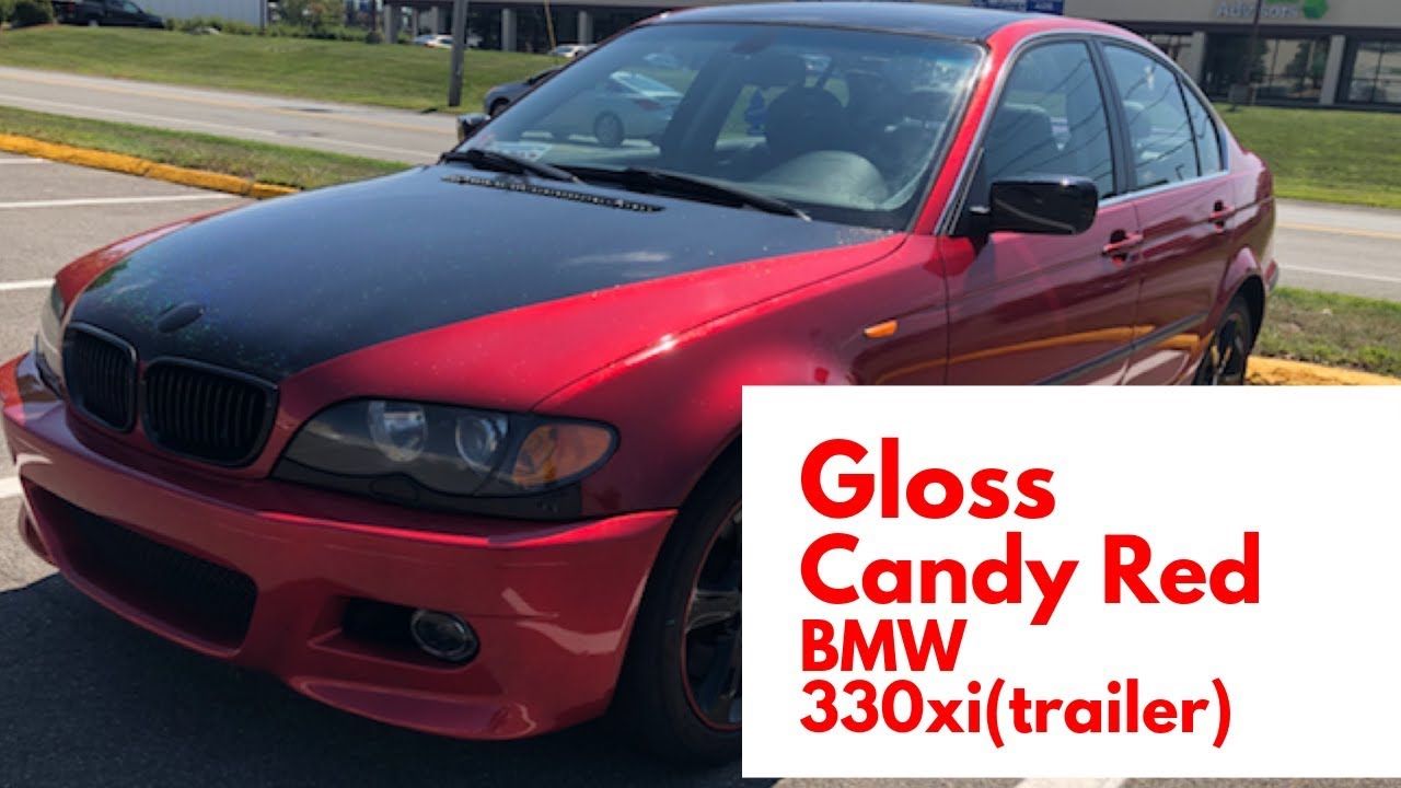 Candy Red BMW 330 Xi .... Trailer - YouTube