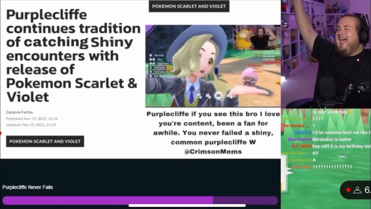 Purplecliffe Reacts to My Video! - YouTube