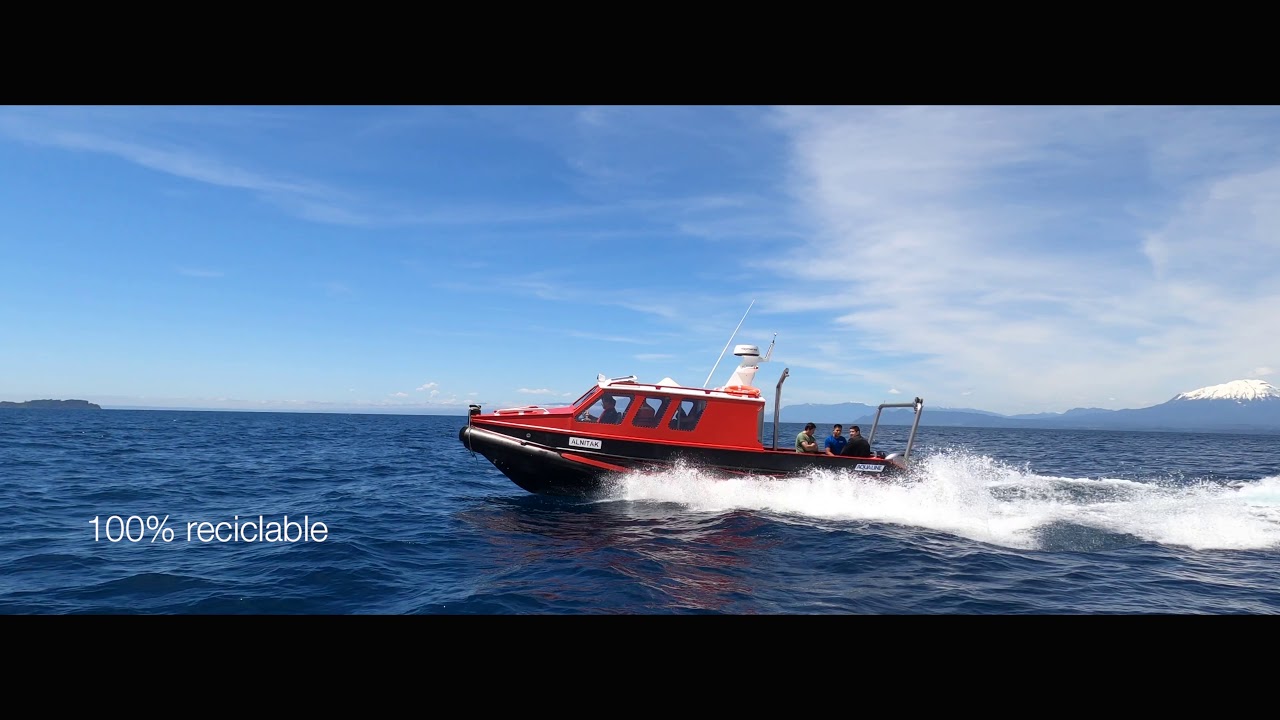 Embarcación HDPE - AQUALINE, modelo: L90CL (Antártica) - RTI - YouTube