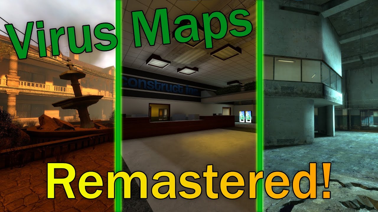 Garry's Mod Virus Maps Remastered (comparison) - YouTube