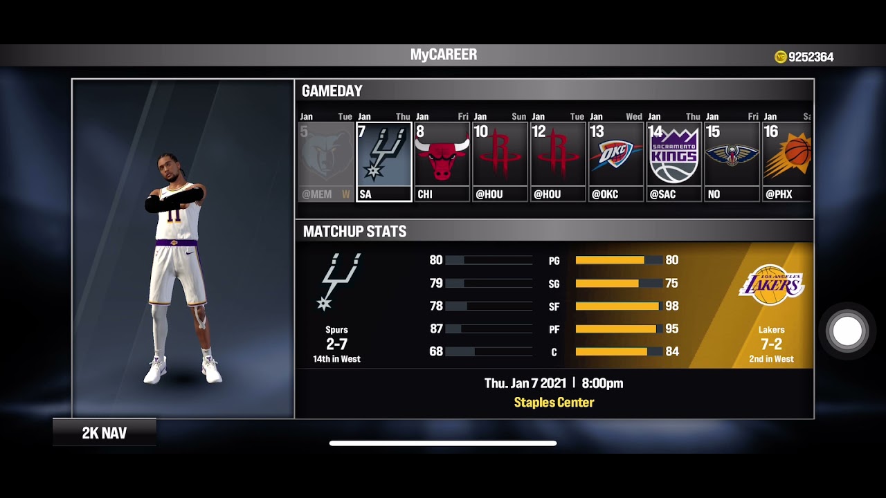 NBA 2k21 VC MC Player PG 95 Overall - YouTube