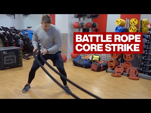 Battle Rope Core Strike - YouTube