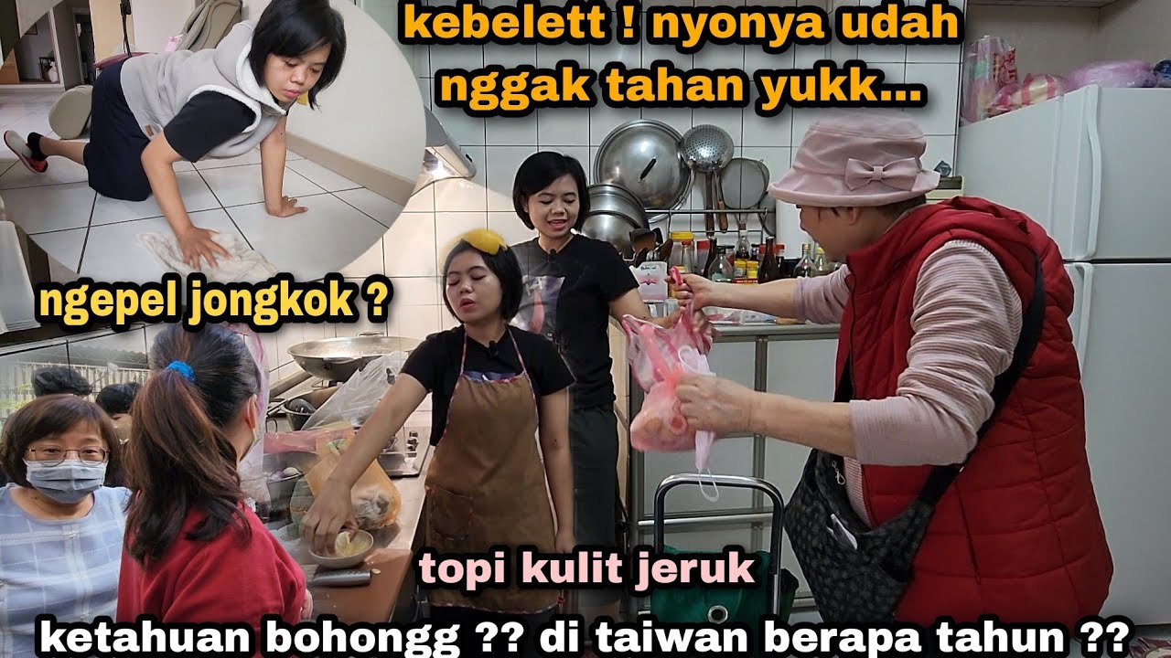 Sibuk Masak Bareng Majikan Menjelang Sembahyangan Mendi4ng Kakek Ngintip Pekerjaan Tkw Taiwan