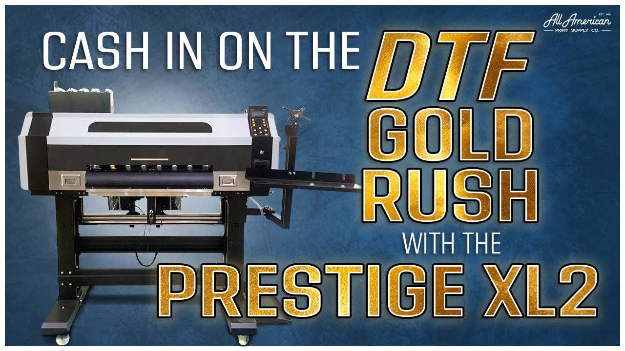 The fastest 24" DTF Printer!?!? Prestige XL2 | AA Print Supply - YouTube