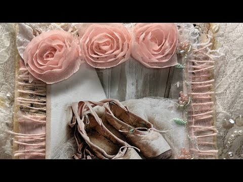 Layering a Glassine Bag Using Burlap - YouTube
