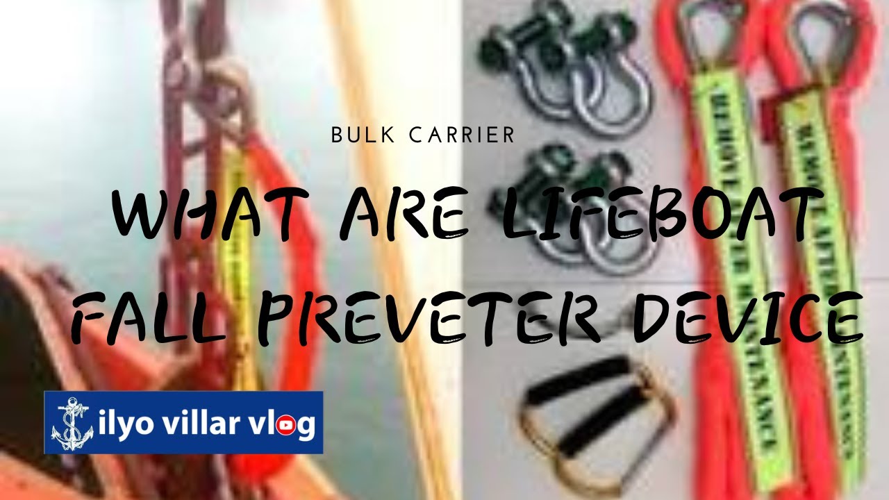LIFEBOAT FALL PREVENTER DEVICE ABLE SEAMAN - YouTube