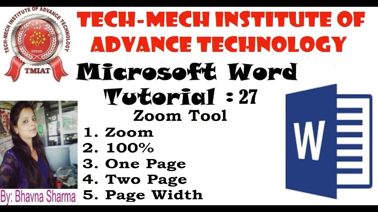 @ MS Word Basic to Advance Tutorial 27: Zoom Tool in MS Word - YouTube