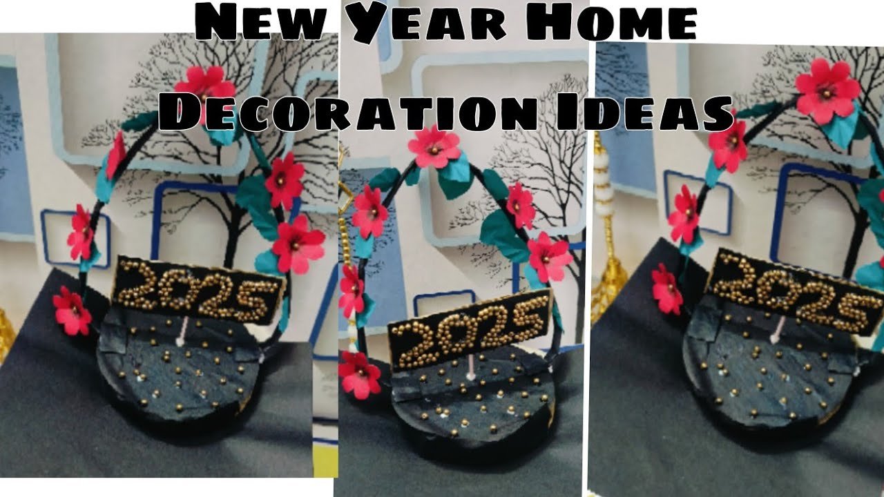 Diy Happy New Year Craft Ideas/Easy new year decoration/ Paper craft ...