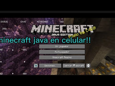 cómo jugar minecraft java en celular - YouTube