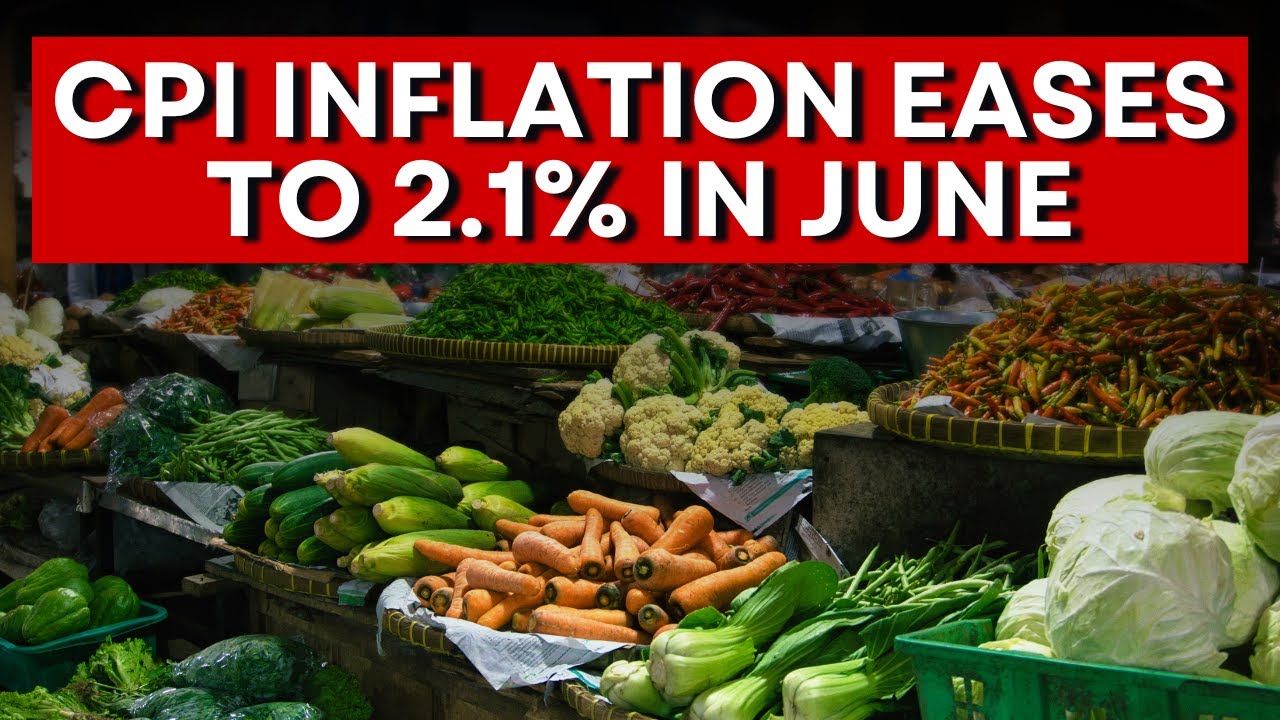 Retail Inflation Eases To 2.1% In June, Lowest In Six And A Half Years ...