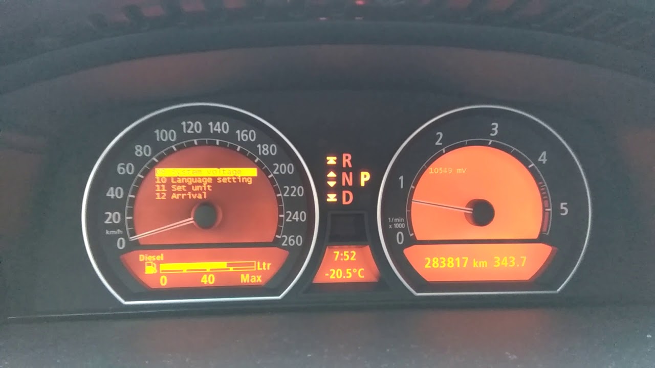 BMW E65 730d Alternator fault! or not - YouTube