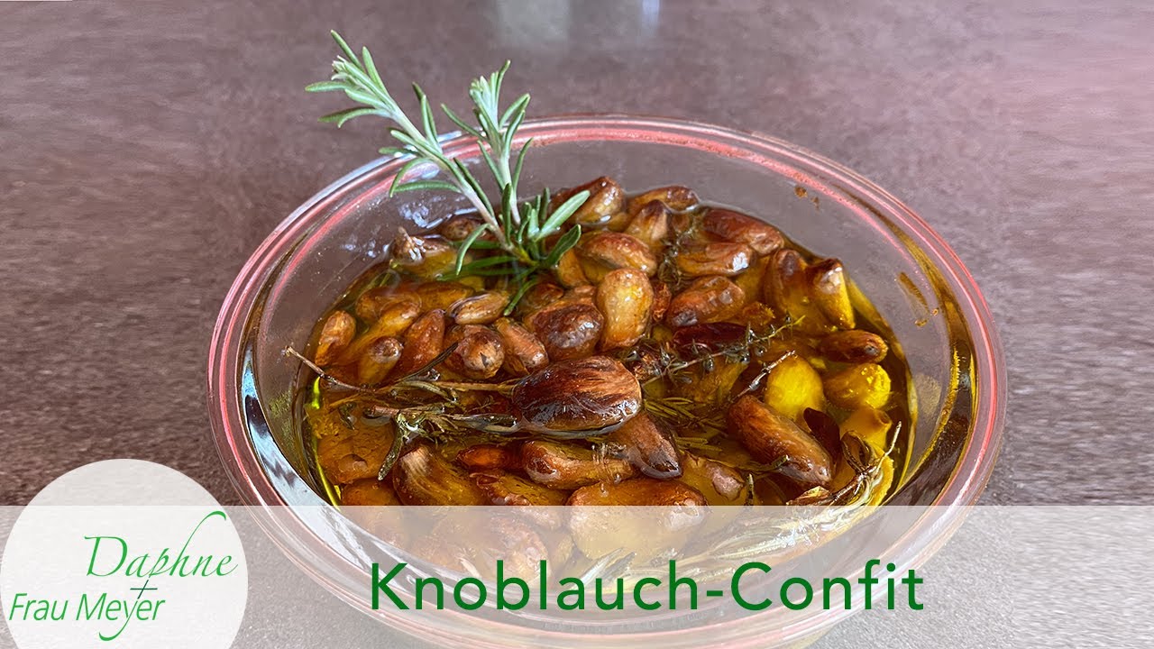 Wir feiern den Tag des Knoblauchs mit einem perfekten Knoblauch Confit ...