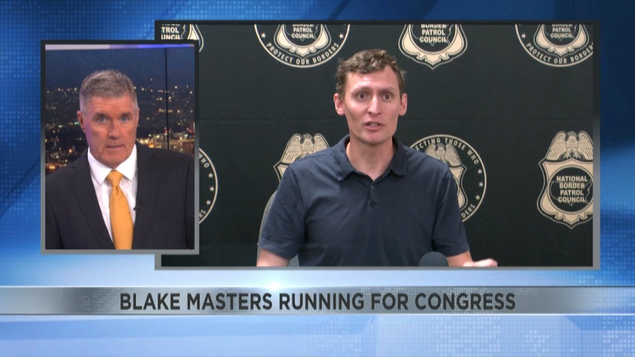 Blake Masters announces his run for Congress - YouTube