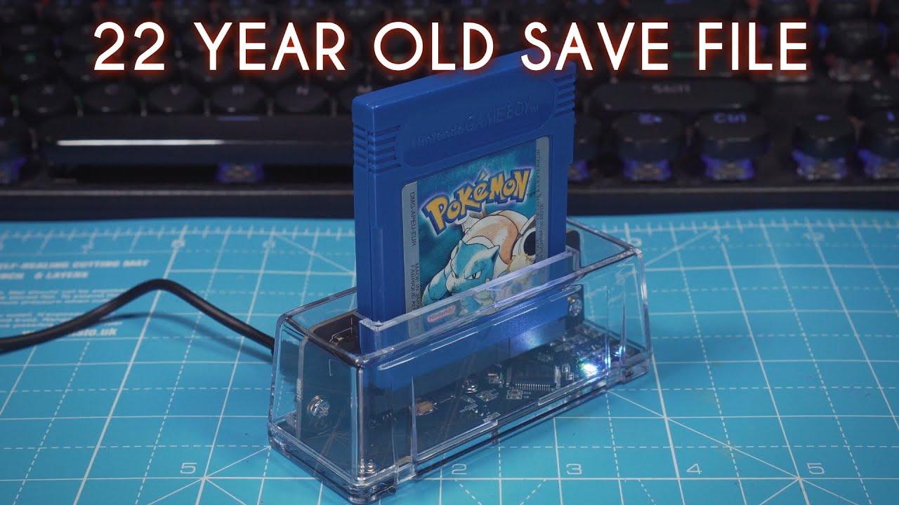 Sharing My 22 Year Old Pokemon Save File - YouTube