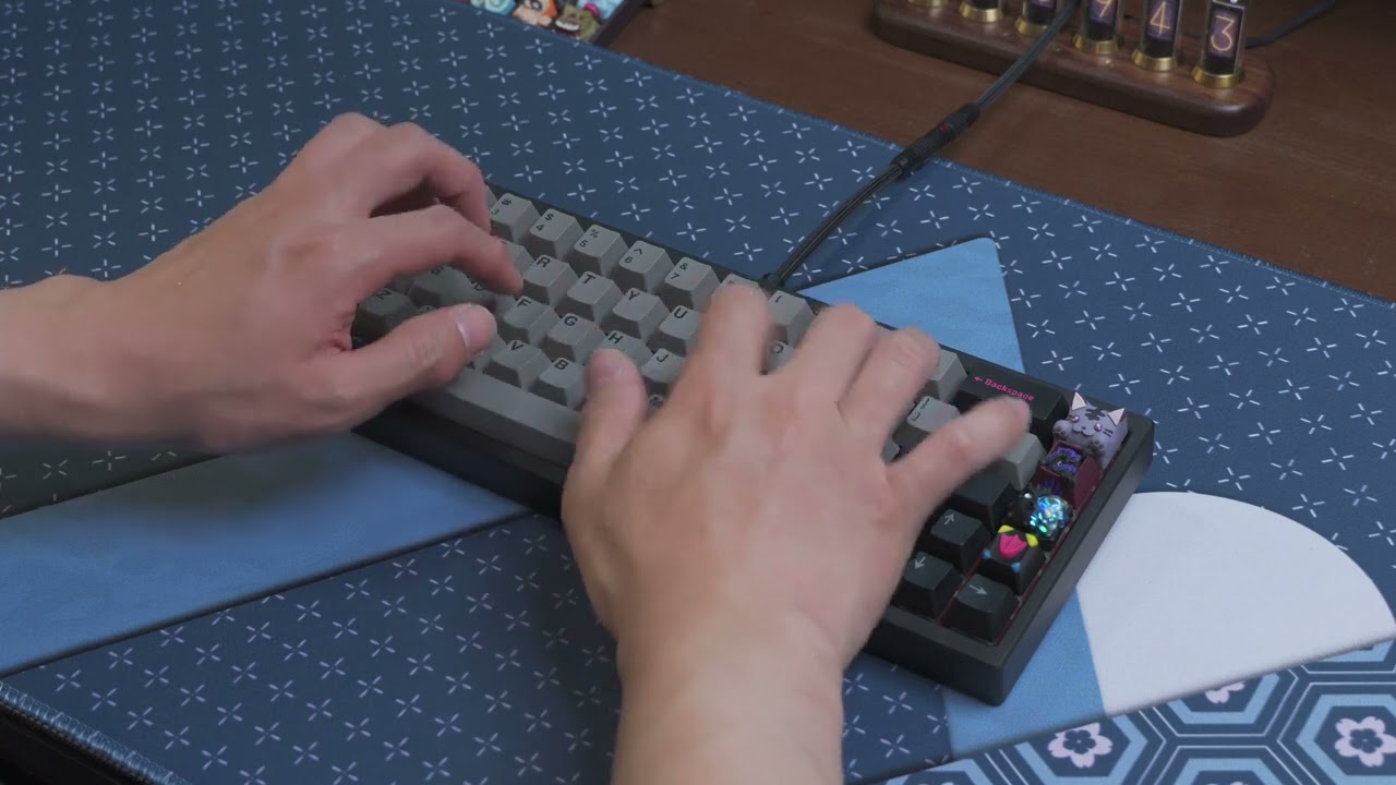Merisi Sessantacinque with lubed Gateron Minis Typing Sounds - YouTube