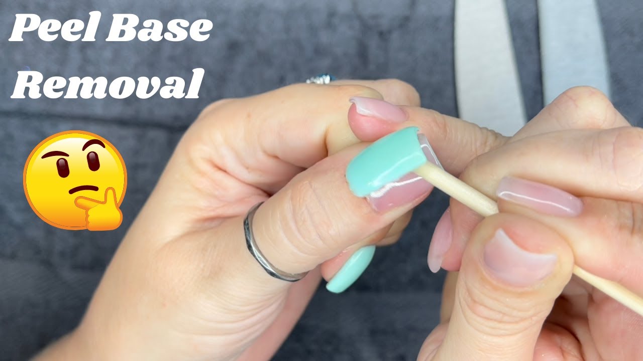 Poppin’ Peelies... Peel Base Dip Powder Removal - YouTube