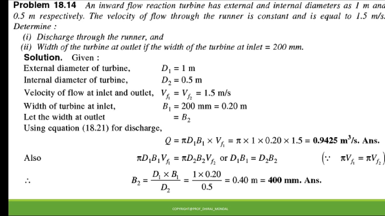 L-22 numerical analysis on inward radial flow reaction turbine - YouTube