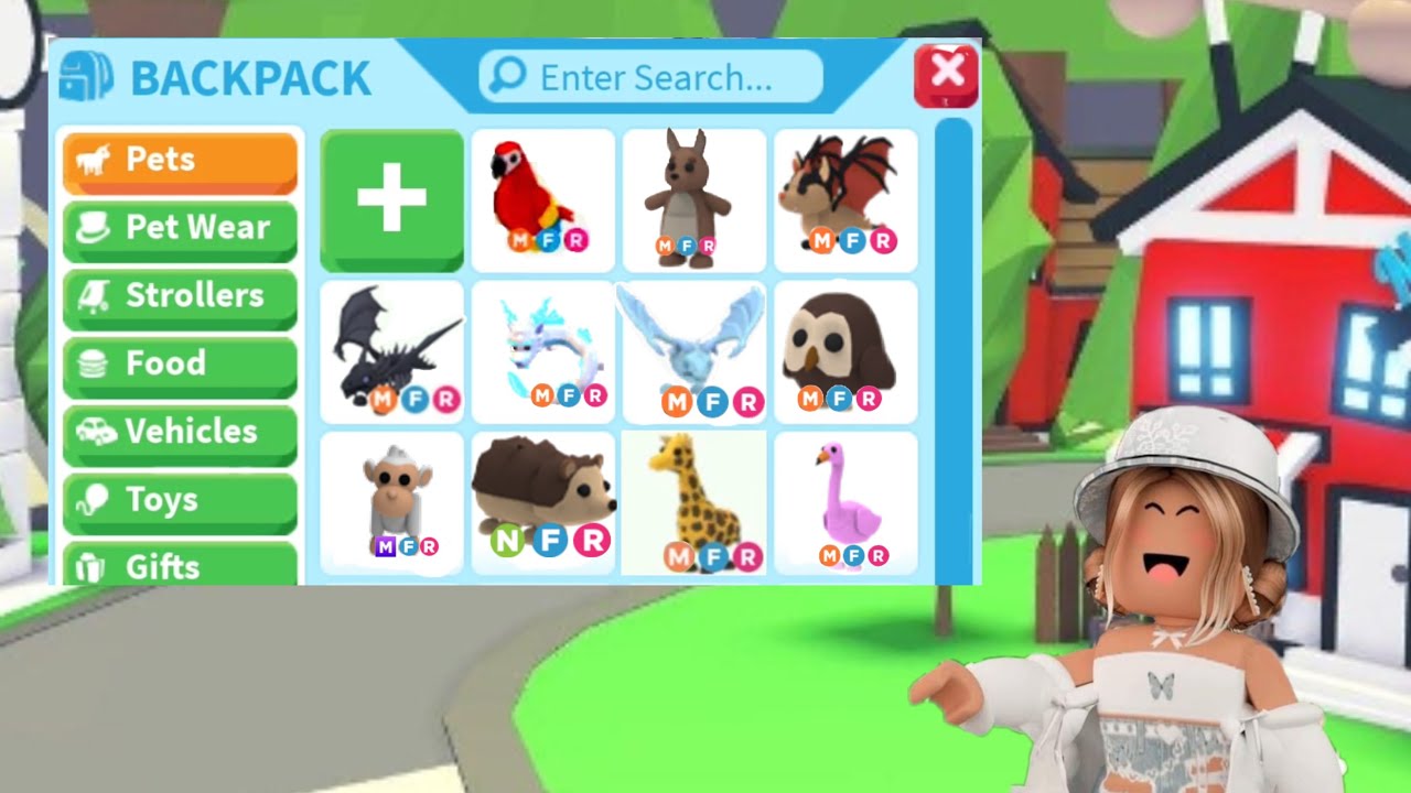 SUPER RICH adopt me INVENTORY TOUR! - YouTube