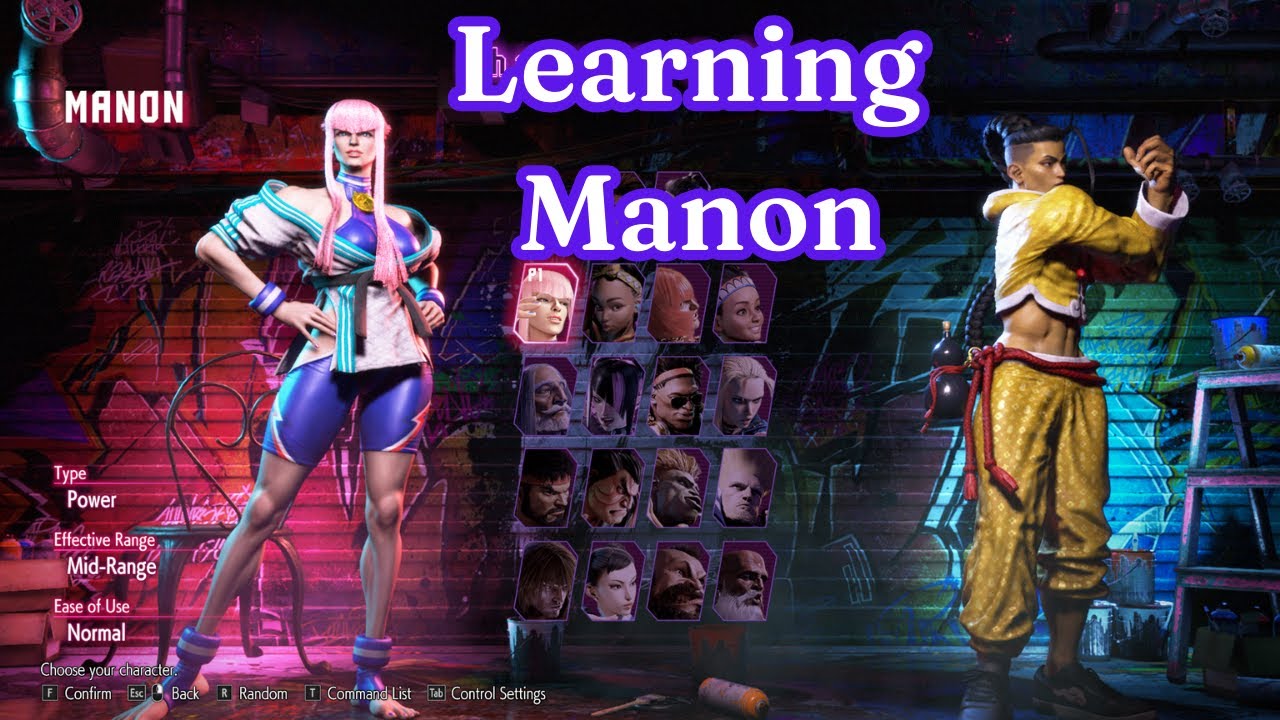 Learning Manon In Character Guides (SF6) - YouTube
