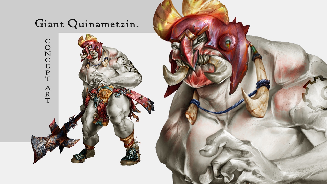 #Concept #Art & Digital Paint: Quinametzin Giant - YouTube