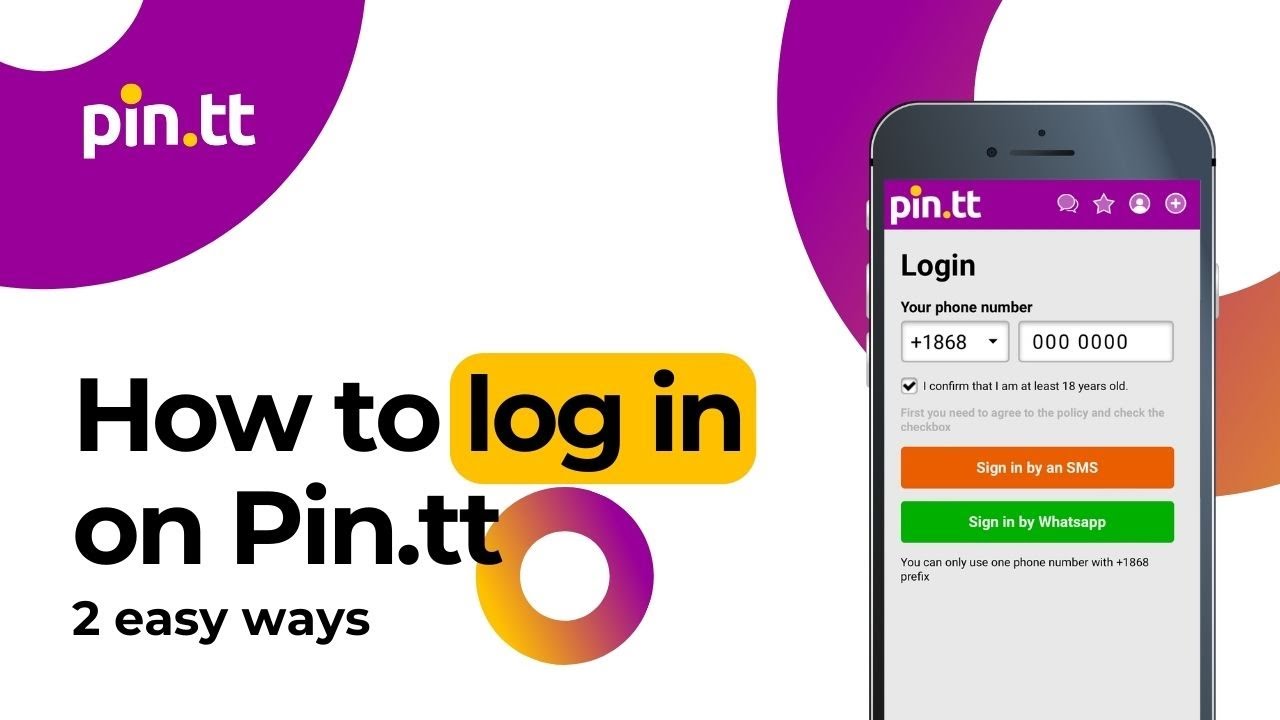 How to log in on Pin.tt - YouTube