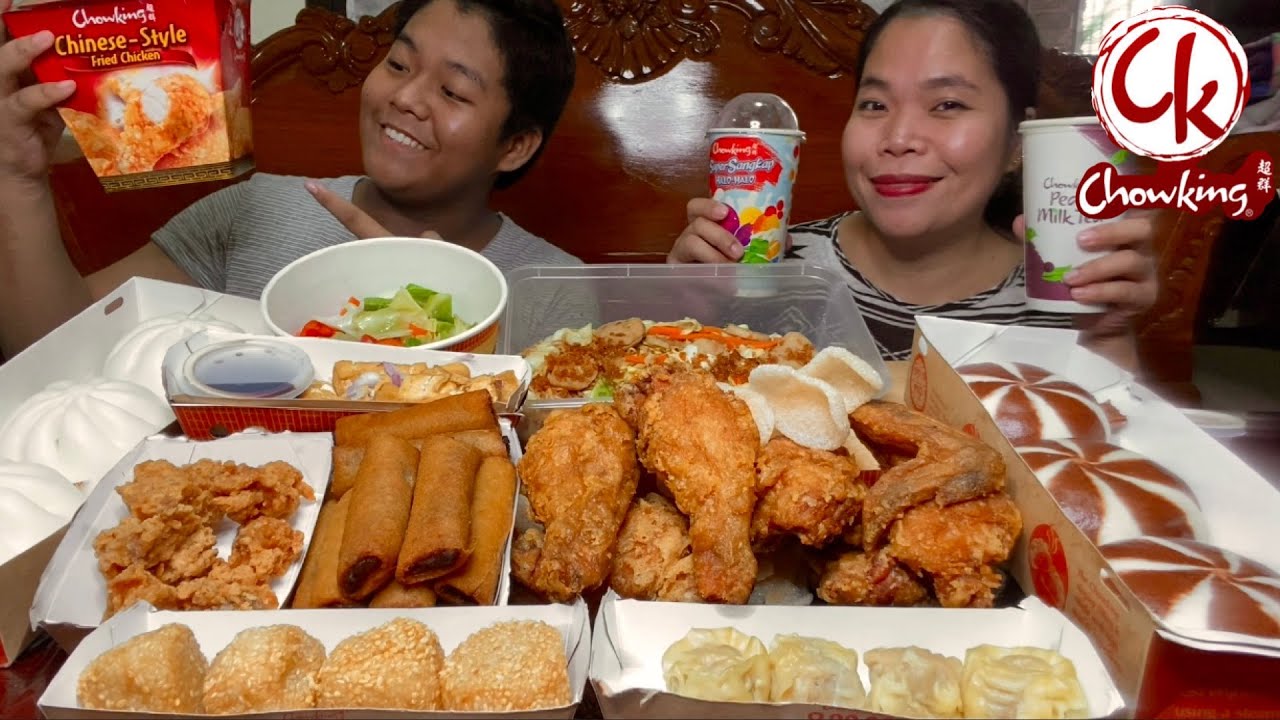 CHOWKING ENTIRE MENU/FILIPINO FOOD MUKBANG/COLLAB SPONSORED BY ...