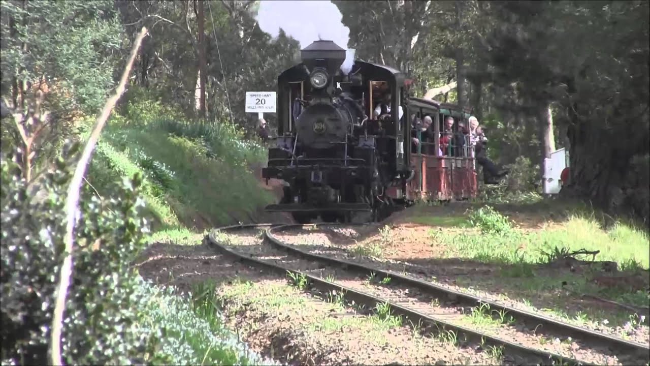 Climax back in steam at Puffing billy Railway - YouTube