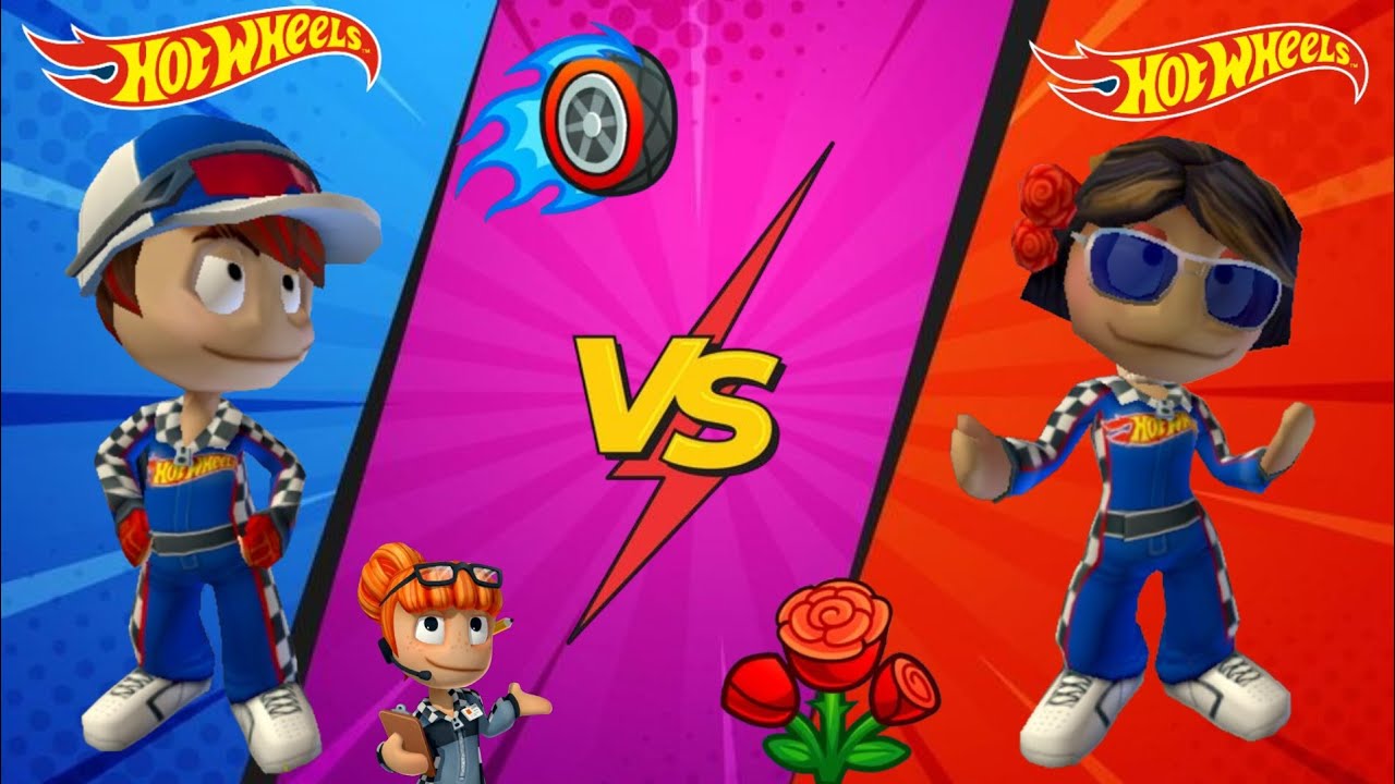 New Hot Wheels Outfit Rez and Leilani Vs 7 Bosses Battle - BB Racing 2 ...