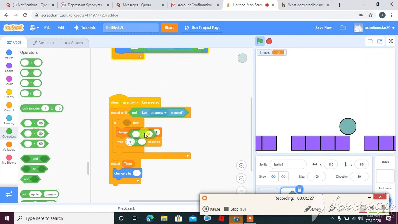 Scratch part 3 - YouTube
